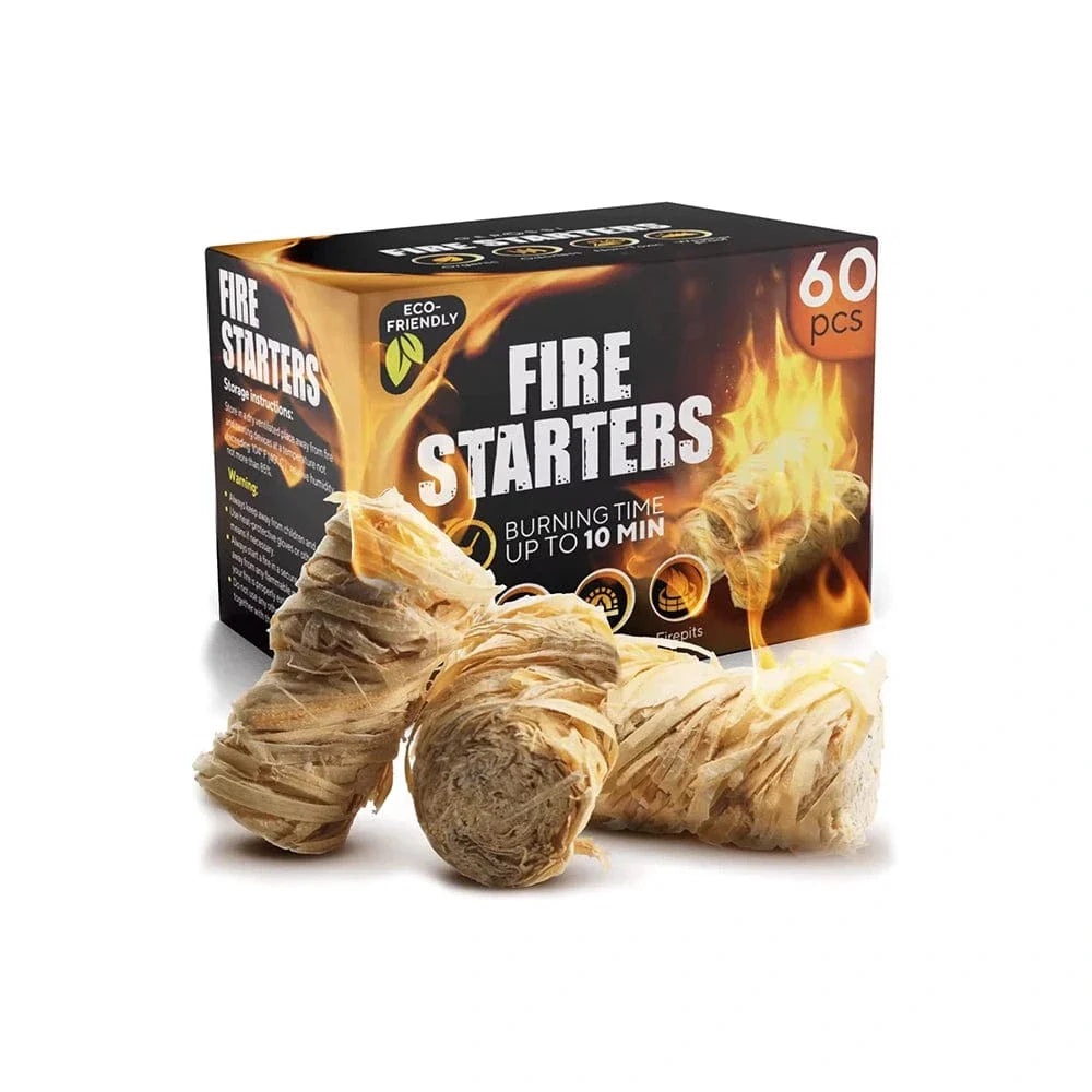 Fire Starters 100% Organic All Natural Easy Burn Wool Wood – Often Outdoors